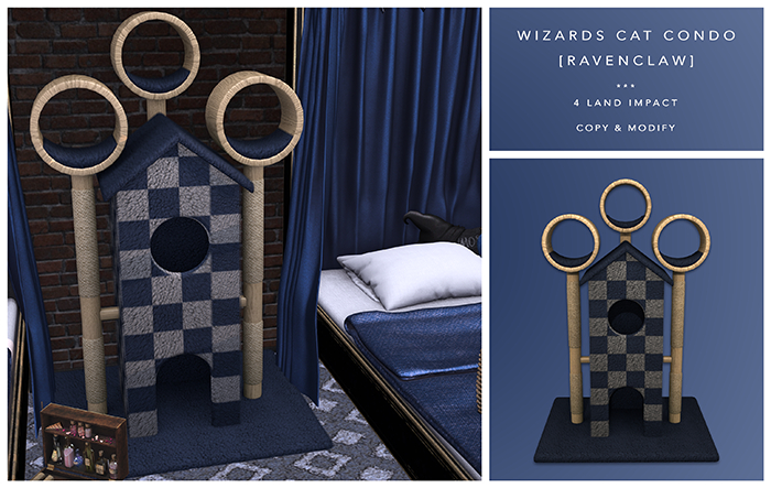 Second Life Marketplace - [F] Wizards Cat Condo // RAVENCLAW
